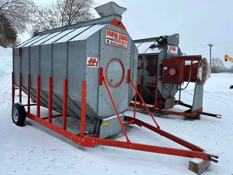 Farm Fans AB-180A Grain Dryer, LP, 3,451 Hours, Dryer is Guaranteed to ...
