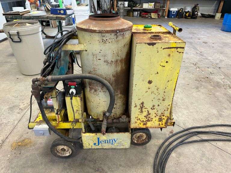 Jenny 760 Steam Cleaner, 110 Volt, Diesel Fuel Heater, 2.25 Gallons Per ...