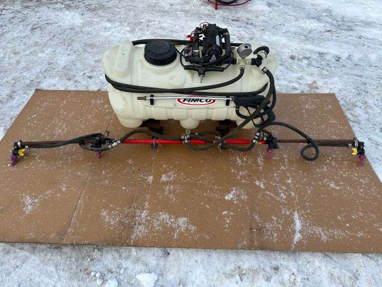 Fimco 30 Gallon ATV Sprayer, 8’ Boom, Wand, 12Volt, In Working Order ...