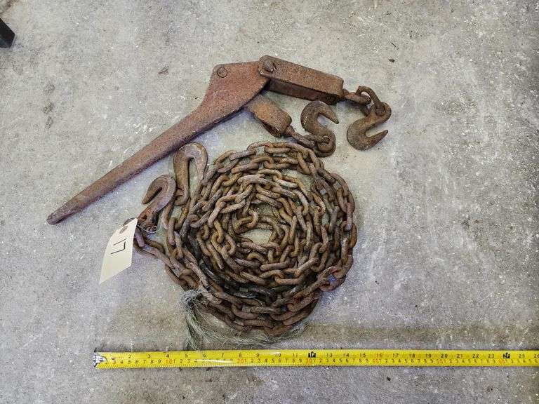 Log Chain and Chain Binder - Fragodt Auction and Real Estate LLC
