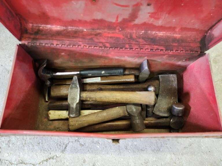 Box of Hammers/Hatchets - Fragodt Auction and Real Estate LLC
