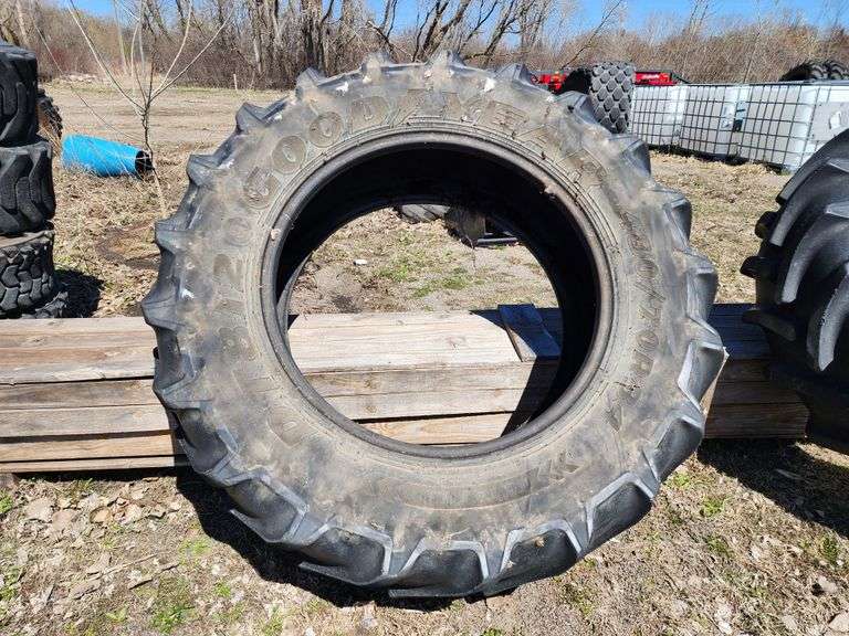 (2) 480/70R34 Goodyear DT812 Tires - Fragodt Auction and Real Estate LLC