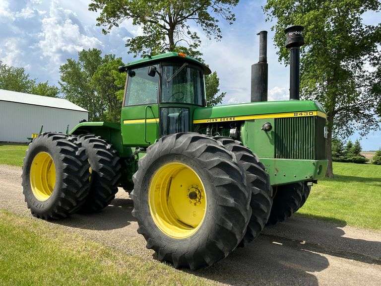 1976 John Deere 8430 4wd Tractor, Unknown Hours, Quad Range Transmission, Duals All Around, 3pt ...