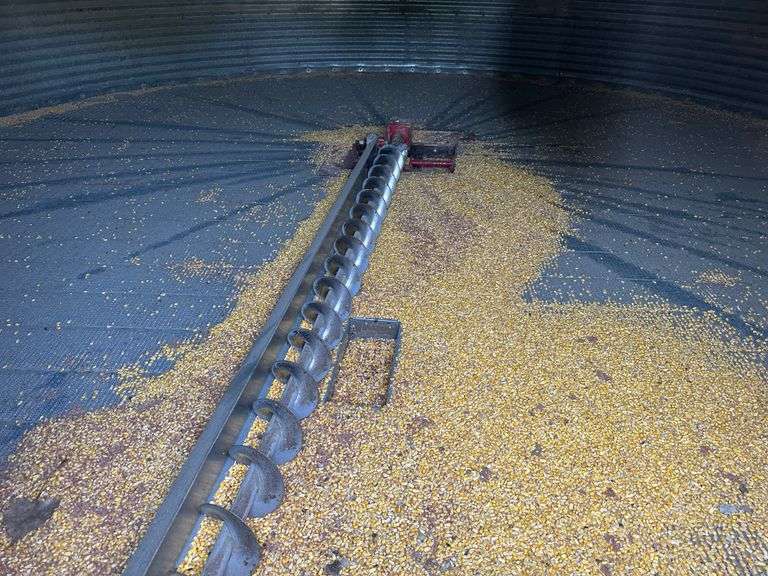 Butler 3,000 Bushel Bin with Full Floor, Power Sweep, Power Unload ...