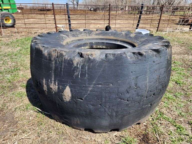(3) Large Payloader Tires that Could Be Converted to Stock Tanks ...