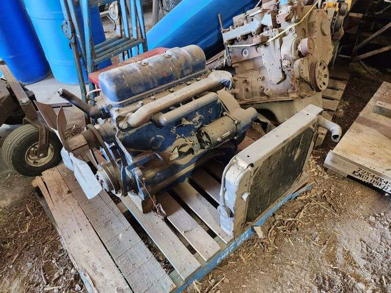 Ford Industrial 4 Cylinder Gas Engine, New Starter, Radiator was Gone ...