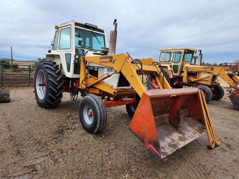 1974 Case 1070 (White) With Koyker K5 Loader, Shows 4,100 Hours, Power Shift Transmission, 540/ ...