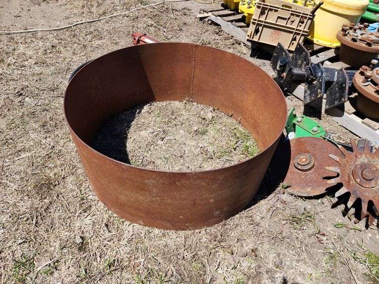 Burn Ring off of a Set of 38” Duals - Fragodt Auction and Real Estate LLC