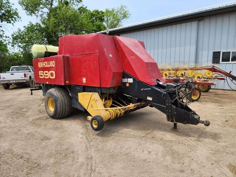 New Holland 590 Square Baler, 3x3, Approx 32,000 Bales, Monitor ...