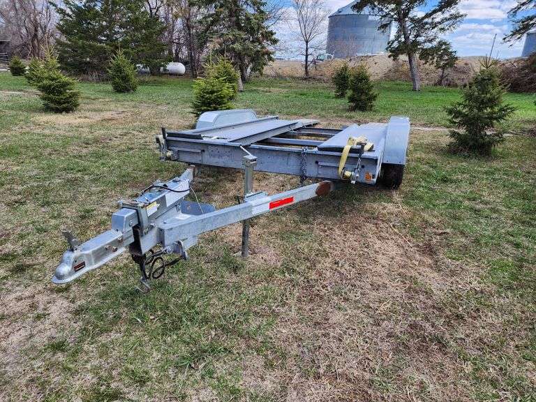 2012 Demco Model AT6000P Tandem Galvanized Car Trailer With Ramps, Disc ...