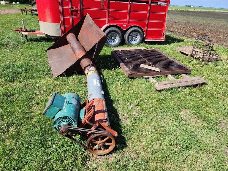 Drive Over Pit, 10” Auger with 7.5hp Electric Motor with Grate, Approx ...