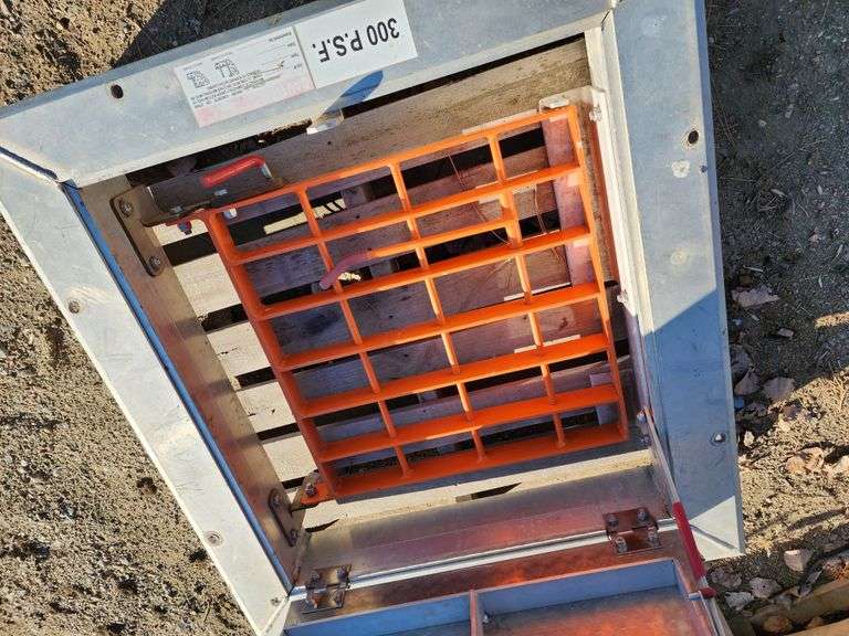 Aluminum Access Hatch, Overall Size of Frame is 39” x 36” x 7” Tall ...