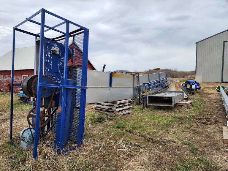 Leg for Grain Handling 4500bu per Hour, 68’ Spout Height, Complete with ...