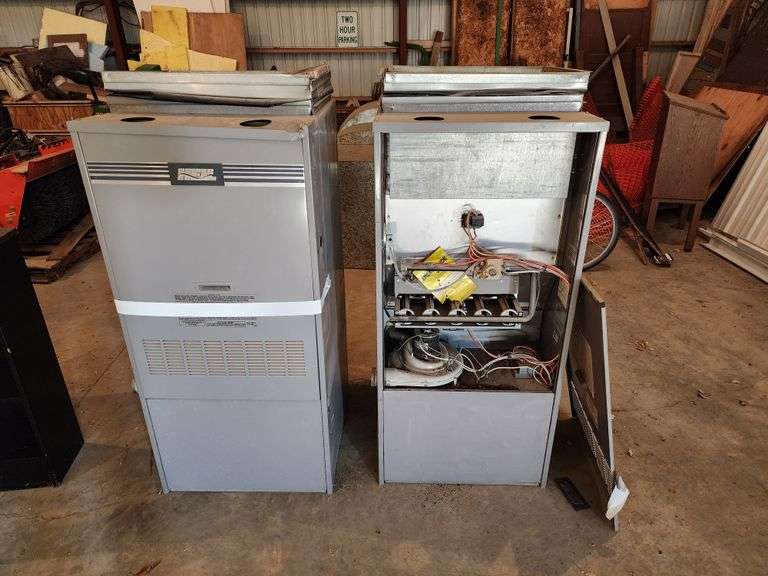 (2) Heil Furnaces, Natural Gas, 125,000 BTU’s with Misc Duct Work, Were ...