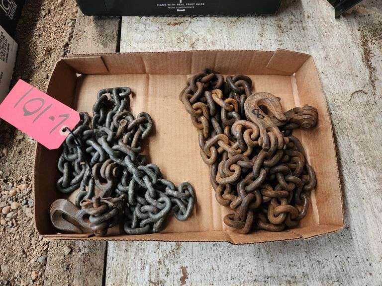 (2) Log Chains (Lengths in Photos), Buying All One Money - Fragodt ...