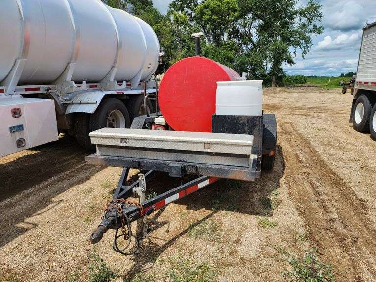 500 Gallon Fuel Barrel on Trailer with Honda Engine for Pump, Def ...