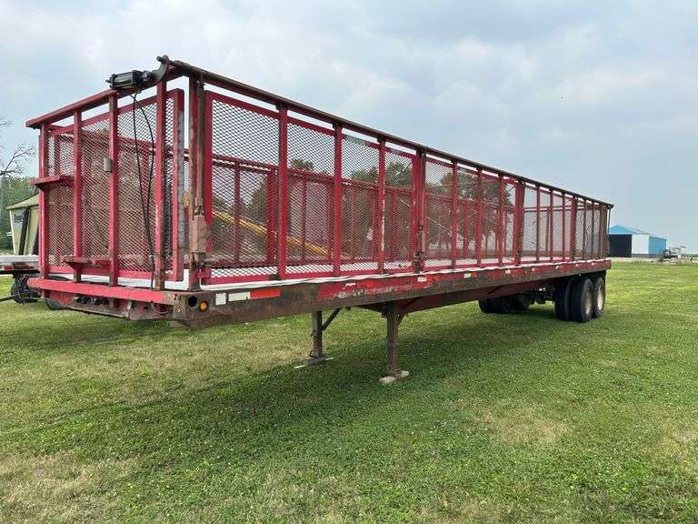 1973 Side Dump Beat Trailer, Brand New Plastic, Air Top Latches, Tires ...