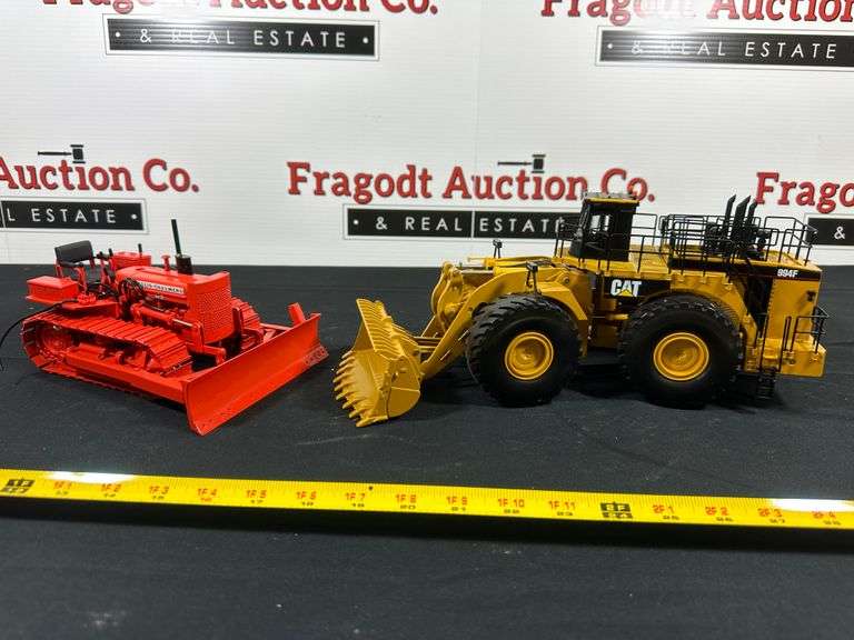 (2) - Allis Chalmers H3 Crawler, CAT 994F Loader - Fragodt Auction and ...
