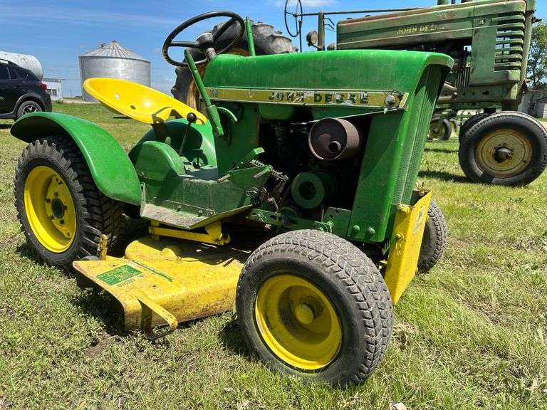 John Deere 110 Riding Lawn Mower with Deck, Running Order Per Seller ...
