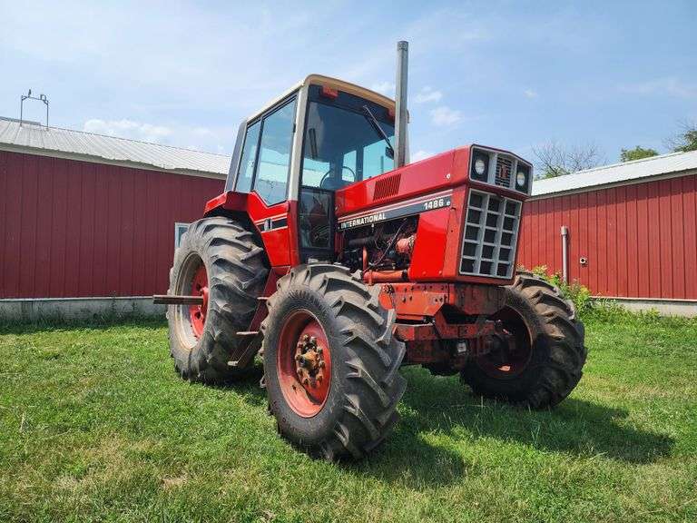 1980 International 1486 with Emco Front Wheel Drive, 4,597 Hours, 540/ ...