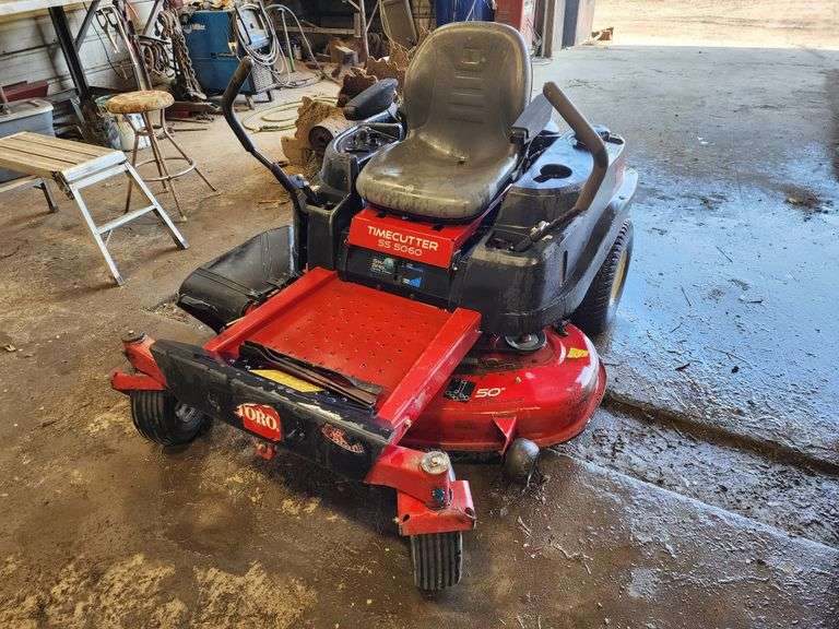 Toro 55-5060 Timecutter Zero Turn Lawn Mower, 50” Cut, Kawasaki Engine ...