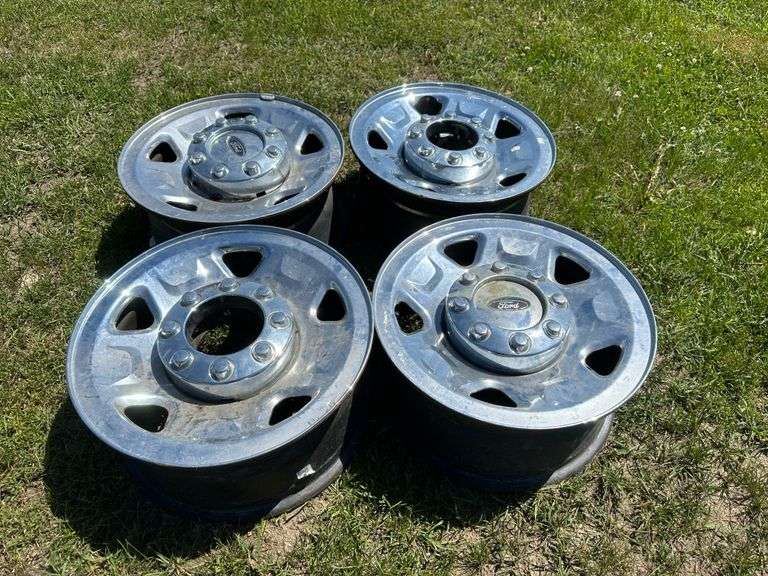 Ford Super Duty 8 Bolt Rims - Fragodt Auction and Real Estate LLC