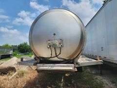 1999 Walker 6200 Gallon Stainless Steel Tanker Trailer, Been using to ...