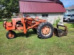 Allis Chalmers WD Reversed Tractor with New Idea Loader and Bucket and ...