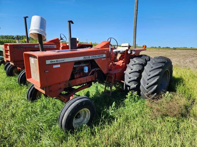 1969 Allis Chalmers 180 Diesel – 2 Rear Hydraulics, 3PT, 18.4x28 Rears ...