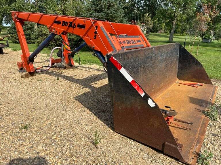 DuAl 345 Loader with 8’ Bucket, Brackets for a John Deere 4020, 14’x 2 ...