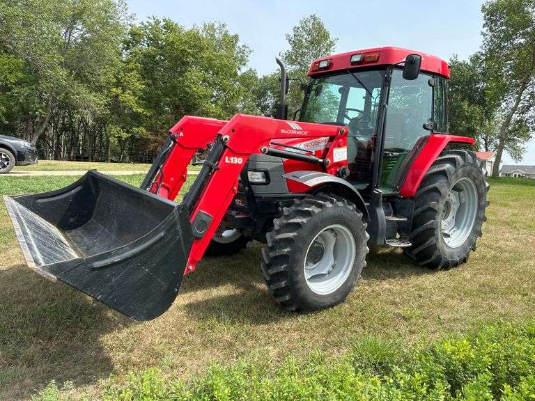 2009 McCormick CX105 MFWD Tractor with L130 Loader and 8’ Bucket, 3,807 ...