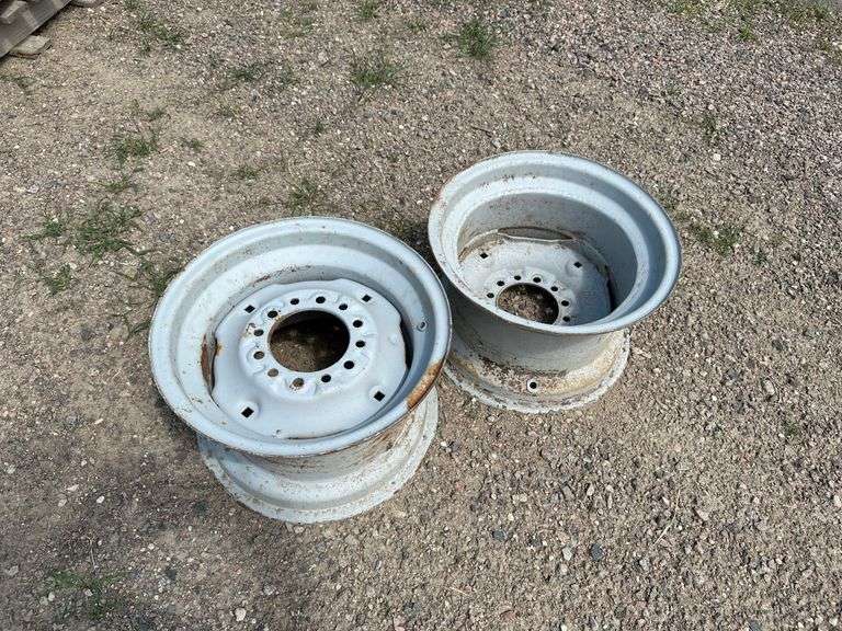 9” Wide Trailer Rims, 6 Bolt - Fragodt Auction and Real Estate LLC