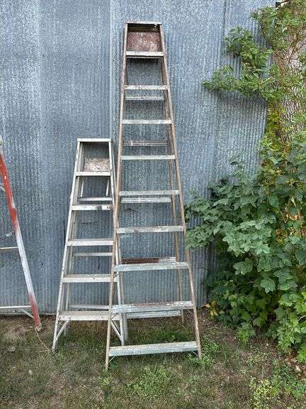 9’ Step Ladder and 6’ Step Ladder - Fragodt Auction and Real Estate LLC