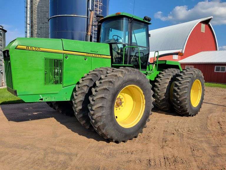 1996 John Deere 8570 4wd Tractor, Power Quad 24 Forward Gears, 4,882 ...