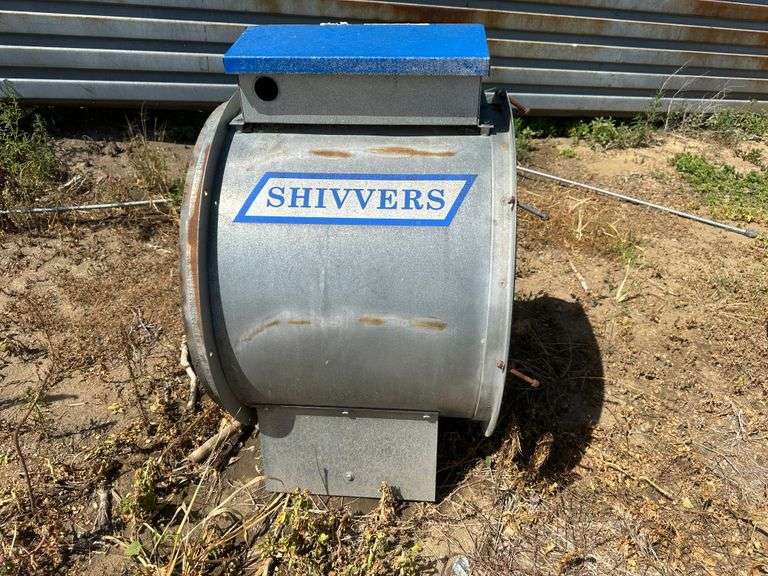 Shivvers 27” Bin Fan with 10hp Electric Motor - Fragodt Auction and Real Estate LLC