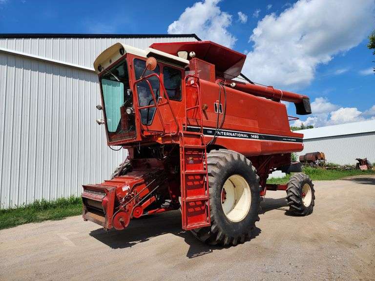 1983 Case IH 1480 Axial-Flow Combine, 4,900 Hours, - Fragodt Auction ...