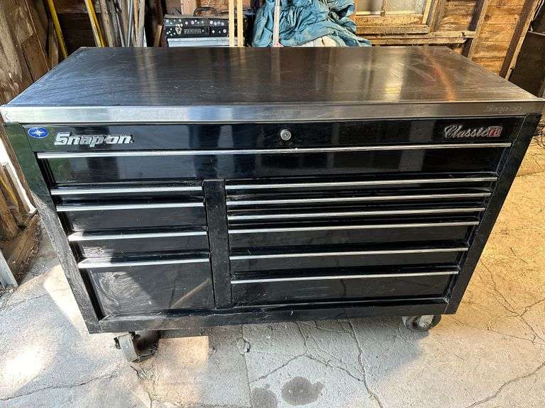Snap On Classic 78 Toolbox, 23” x 54” x 34”, 11 Drawers. This Item is ...