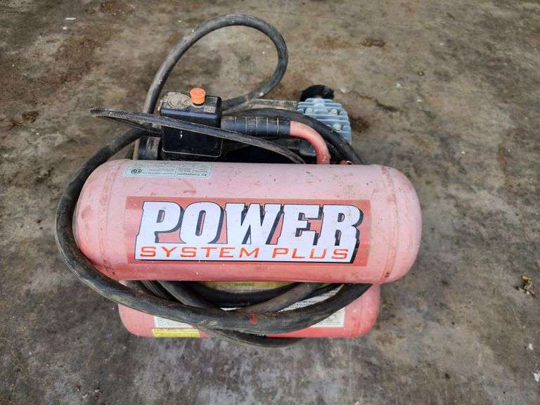 Power System Plus Air Compressor, Working Order - Fragodt Auction and ...
