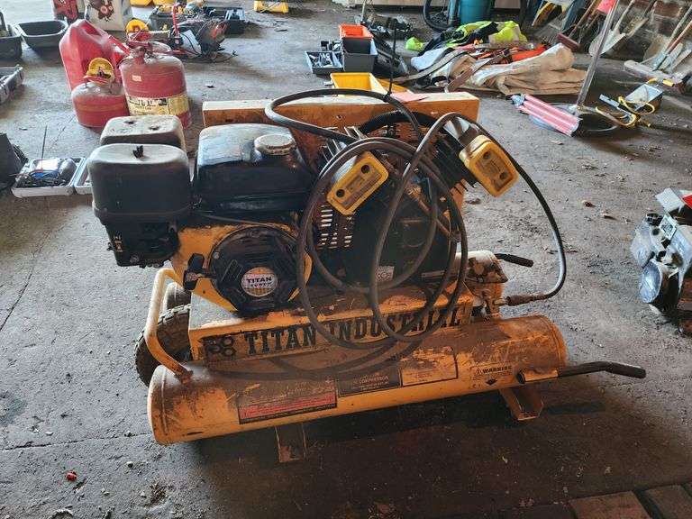 Titan TAC – 2T Gas Powered Air Compressor - Fragodt Auction and Real ...