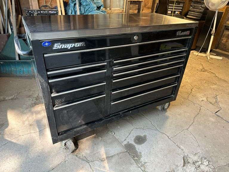 Snap On Classic 78 Toolbox, 23” x 54” x 34”, 11 Drawers. This Item is ...