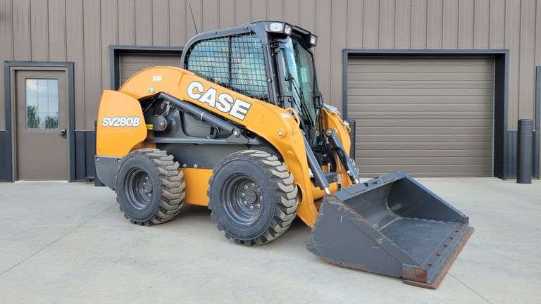 2022 Case SV280B Skid Steer. 167 Hours, Enclosed Cab w/ Heat & AC ...