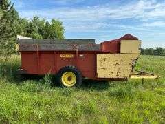 Schuler 220BF Side Unload Feed Wagon with Scale, J-Star Scale, 540 PTO ...