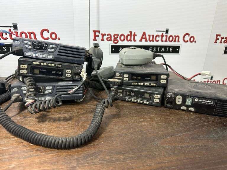 (9) Kenwood M4X8MAX Business Band Radios, 1 - Base Station, 1 ...