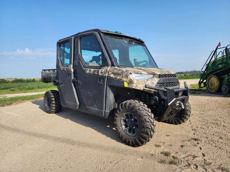 2020 Polaris Ranger 1000 XP Crew Cab, 4,114 Miles, 312 Hours, Cab with ...