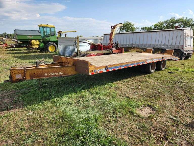 1992 GECI Eager Beaver Tandem Dually 24’ Deckover Trailer, Pintle Hitch ...