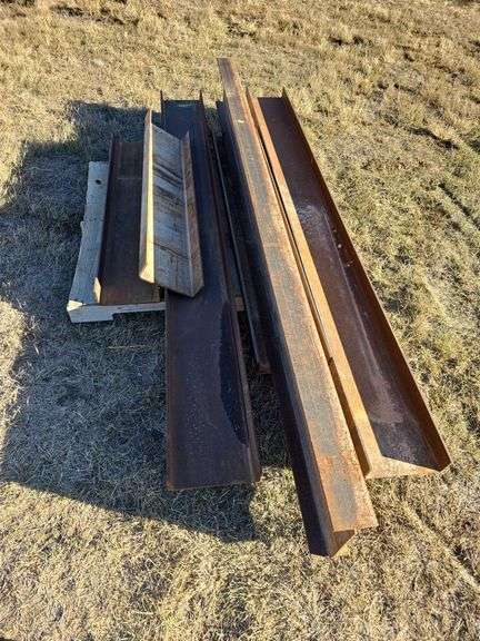 9"-10" channel iron, 1 piece 10" I-beam. - Freedom Auctions LLC