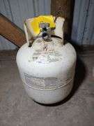 20# Propane tank with old style valve. - Freedom Auctions LLC