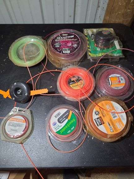 Weed wacker string and heads. - Freedom Auctions LLC