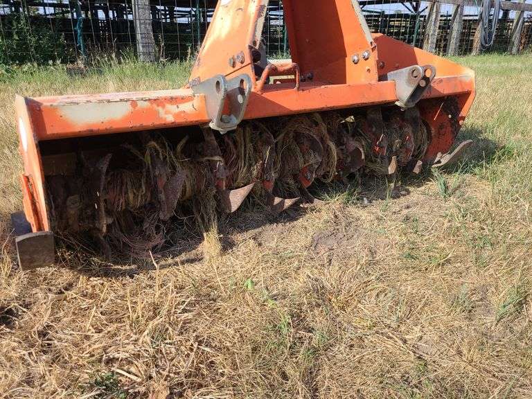Ortolan 3pt tiller 5ft. No pto shaft. - Freedom Auctions LLC
