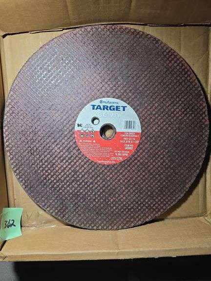 3- TARGET 14" CONCRETE/ ASPHALT SAW BLADES. - Freedom Auctions LLC